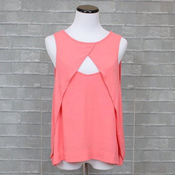 Free People | Tops | Free People Coral Crossover Tank Top | Poshmark